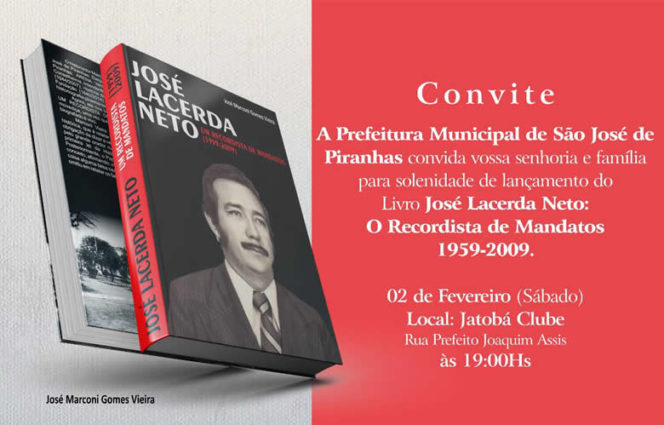 OBRA: Livro com a biografia de José Lacerda será lançado neste sábado ...